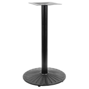 Flat Tech CT4200 28 7/20" Dining Height Table Base for 30" Table Tops, Cast Iron