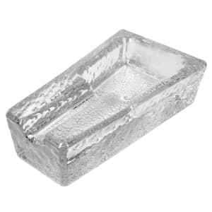 Libbey 5143 3 3/4" Clear Square Glass Ashtray