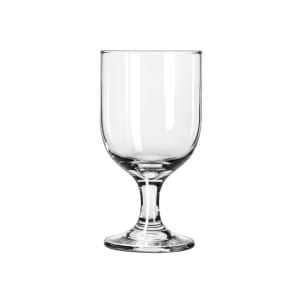 Libbey 3010 14 oz Perception One-Piece Banquet Goblet - Safedge Rim & Foot