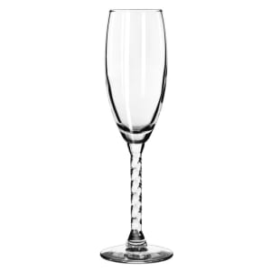 Libbey 3795 6 oz Embassy Flute Glass - Safedge Rim & Foot Guarantee