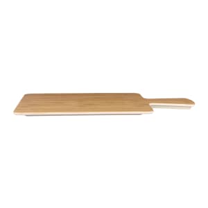 Tablecraft 10508 Bread Board w/ Handle - 13 5/8" x 7 3/4", Acacia Wood