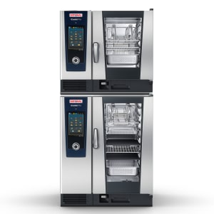 Rational ICP 6-FULL/6-FULL NG 208/240V 1 PH Double Half Size Combi ...