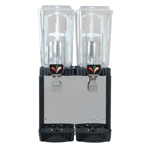 Lancer 85-11112A-GRY Refrigerated Drink Dispenser w/ (2) 3 gal Bowls ...