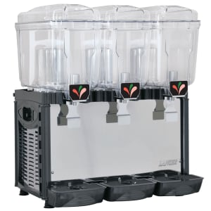 Lancer 85-11112A-GRY Refrigerated Drink Dispenser w/ (2) 3 gal Bowls ...