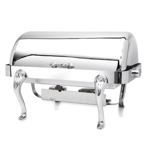 Winco 601 Full Size Chafer w/ Roll-top Lid & Chafing Fuel Heat