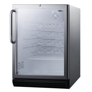 Danby SPRBC056D1SS 24" One Section Wine Cooler w/ (1) Zone - 6 Bottle ...