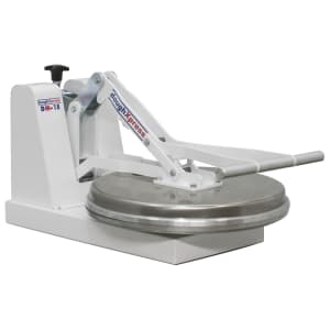 DoughXpress DM-18-120 Manual Pizza Dough Press, Heated Upper Aluminum ...