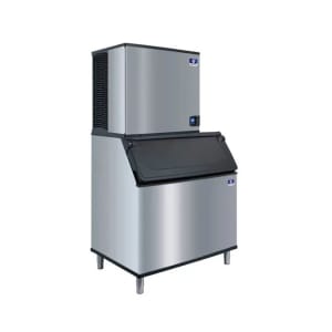 Ice-O-Matic GEM0650A/B55PS/KBT19 740 lb Nugget Ice Machine w/ Bin - 510 ...