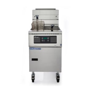 Pitco SSH55R-2FD Gas Fryer - (2) 50 lb Vats, Floor Model, NG