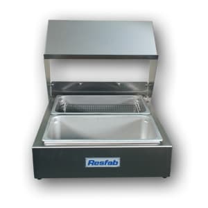 Resfab Floor Model Breading Station w/ Sifting Drawer, Lower Receiving ...