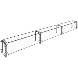 Hatco EP950-60 60" Portable Food Shield - Free-Standing, Adjustable ...
