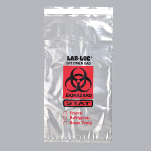 LK Packaging LABA1010 Lab-Seal® Specimen Bags w/ Tamper-Evident - 10" x ...
