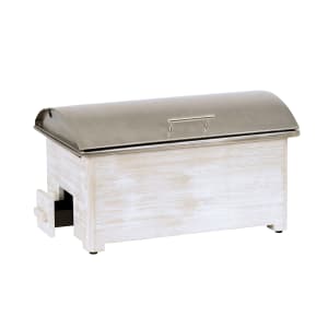 Winco 201 Full Size Chafer w/ Lift Off Lid & Chafing Fuel Heat