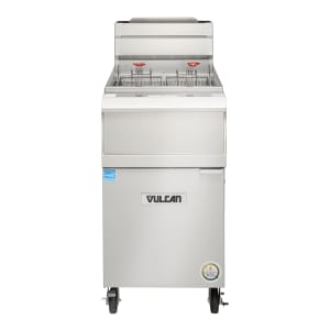 Vulcan LG400 Gas Fryer - (1) 50 lb Vat, Floor Model, Natural Gas