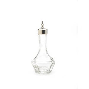 Steelite UR90262 3 1/2 oz Utopia Bitters Bottle w/ Silver Dasher