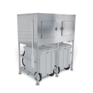 Follett DB1000SA Center Mounted Ice Bagger w/ 1000 lb Bin