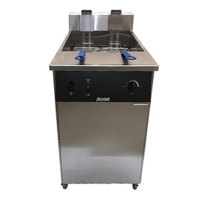 Resfab Electric Fryer - (2) 55 lb Vats, Floor Model, 240v/1ph (MB-502AT)