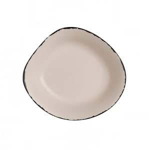 Steelite 7202DD026 7 1/4" Round Melamine Plate, Marisol Rustic Sandshell