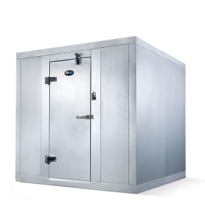 Arctic BL1010-CF-SC 10' x 10' Indoor Walk-In Cooler w/ Top-Mounted ...