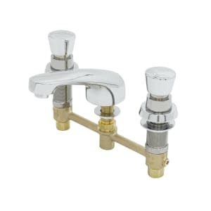 T&S B-0800 Wash Sink Faucet, Push Button, 6 1/2 in