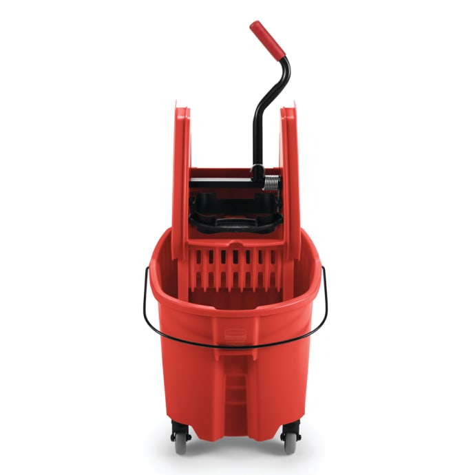 Rubbermaid FG757888 RED 35 qt WaveBrake Mop Bucket Combo Rubbermaid FG757888 RED 35 qt WaveBrake Mop Bucket Combo
