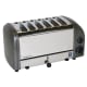Cadco CTW-6M 6 Slot Toaster 1" Product Opening, 220v/1ph