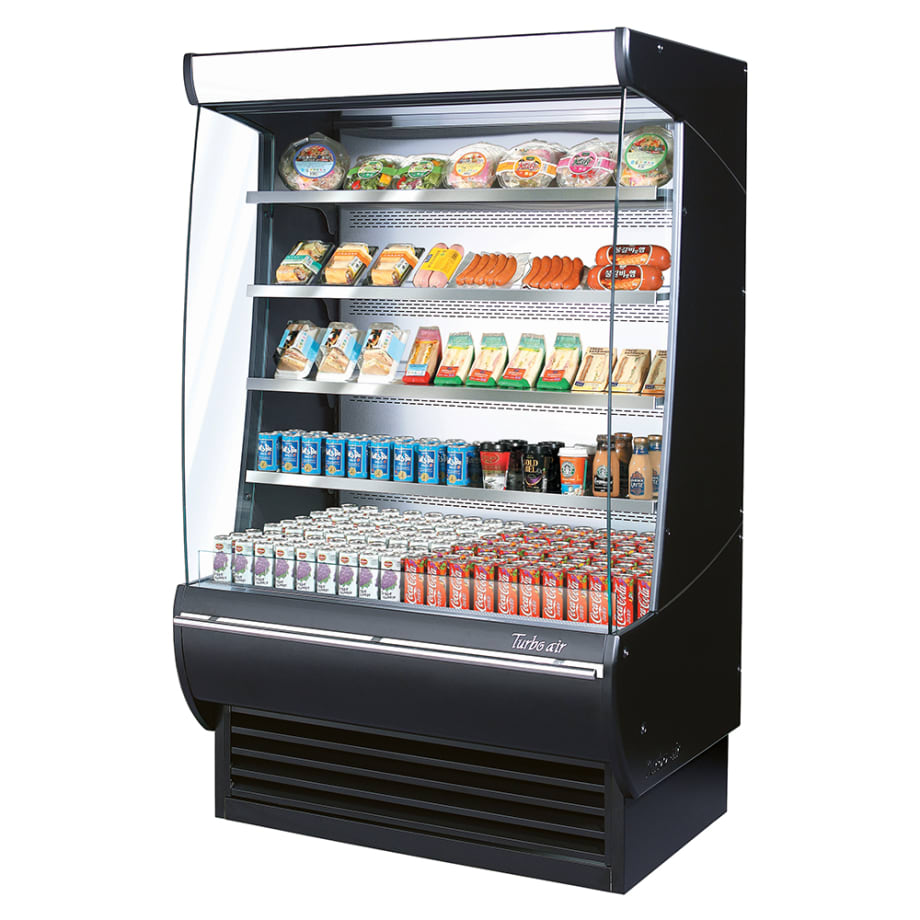 open front fridge