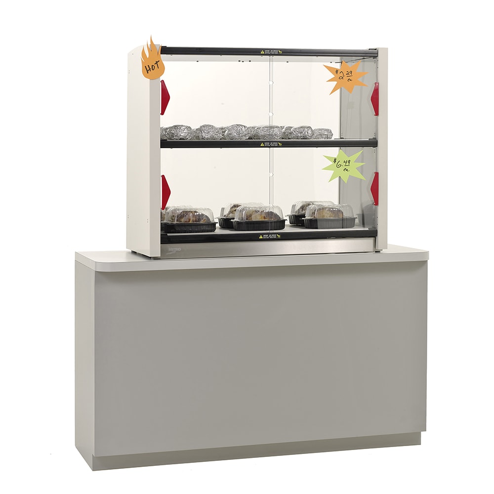 Metro GG2CD-HS1842 42 1/2"W Countertop Heated Grab & Go Station w ...