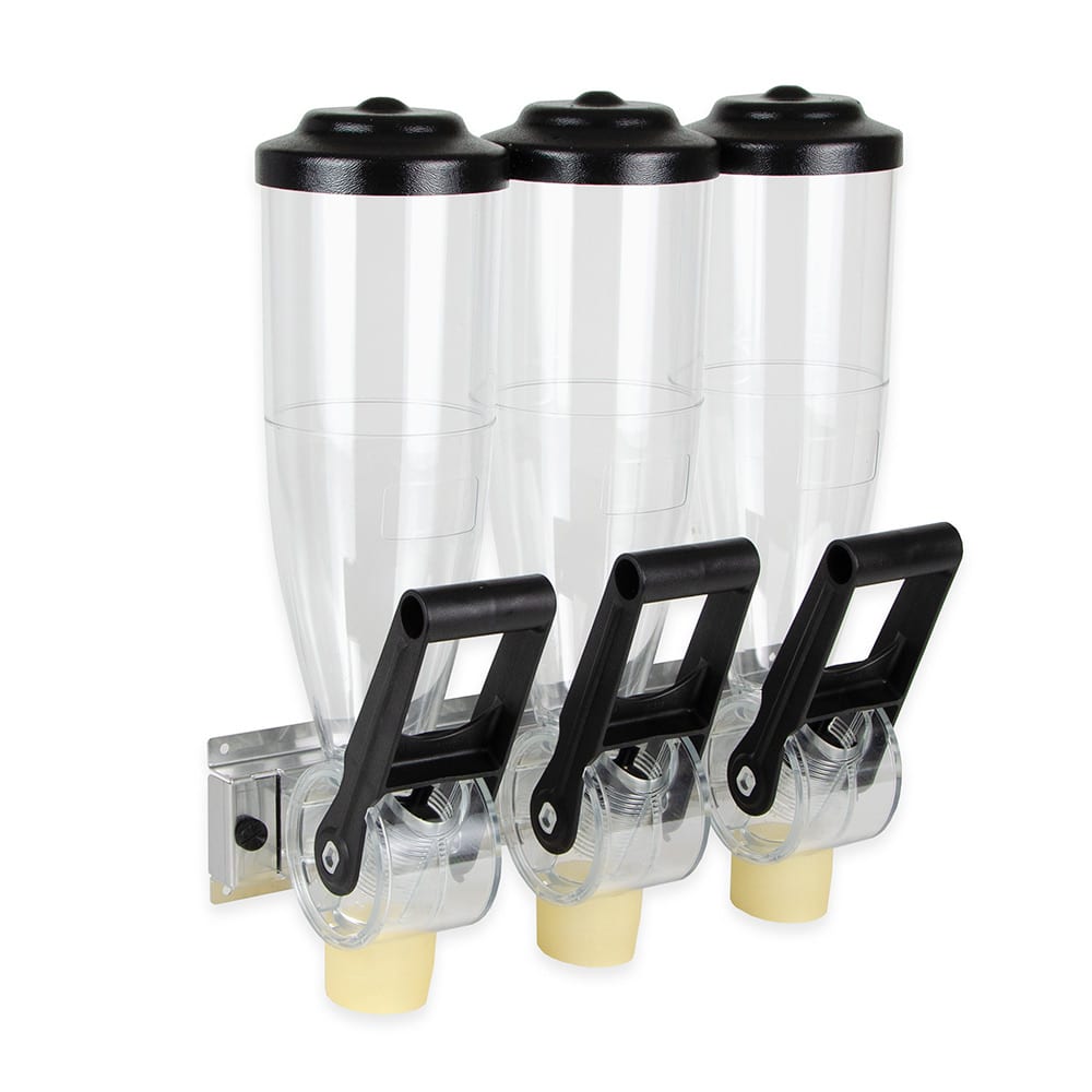 Server 86660 Wall-Mount Topping Dispenser, (3) 2 liter Hoppers