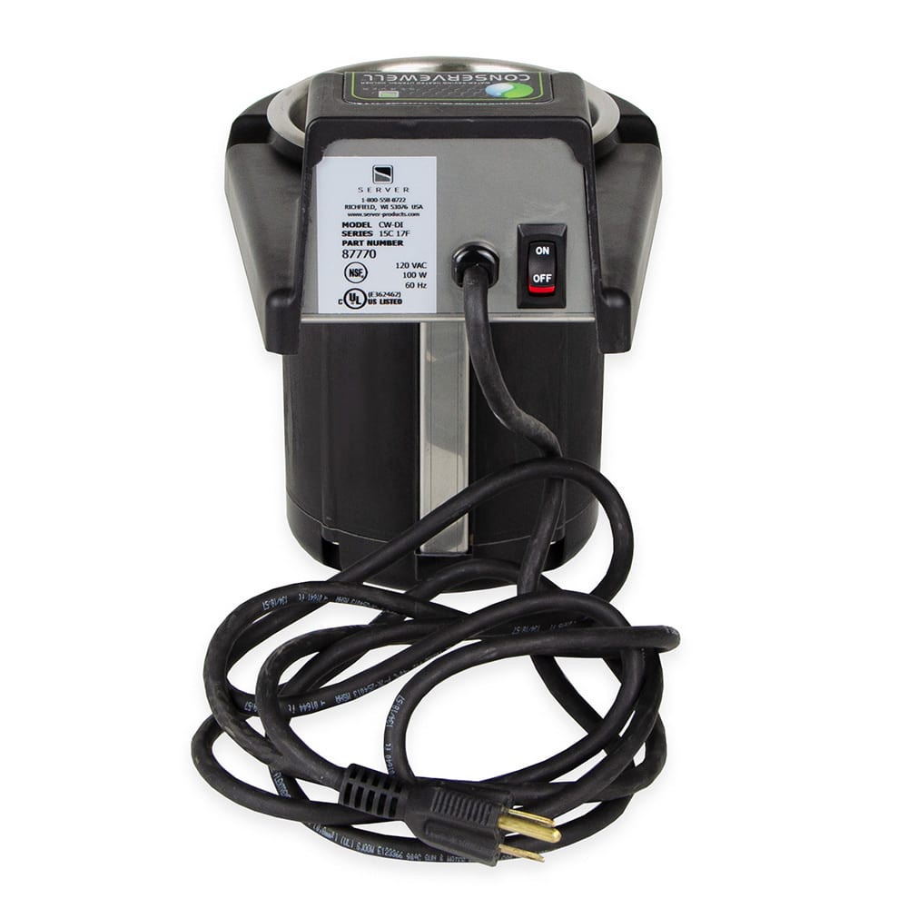 Server 87770 1 Compartment Heated Dipper Well w/ Countdown Timer, 120v