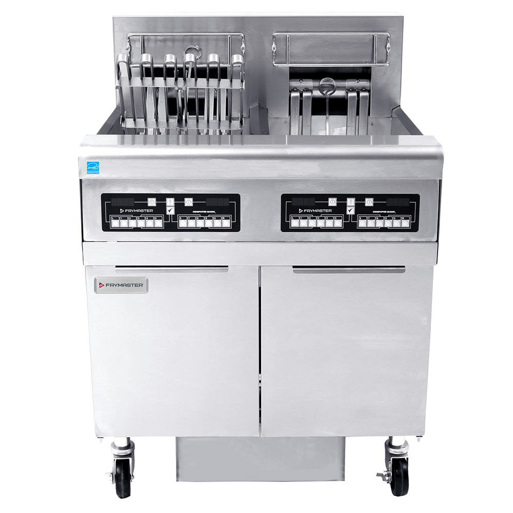 Frymaster FPPH255 Gas Fryer - (2) 50 lb Vats, Floor Model, Liquid Propane