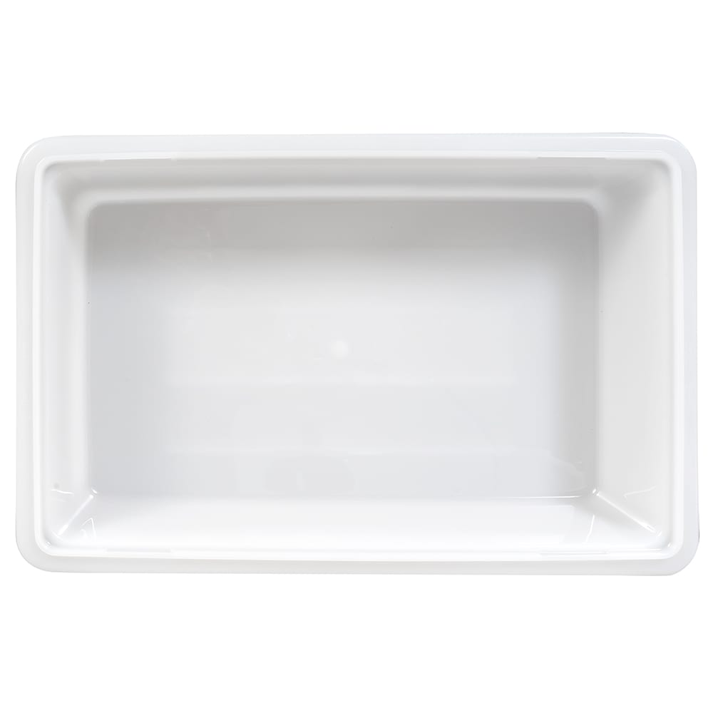 Rubbermaid FG350700WHT 2 gal Food/Tote Box - 18x12x3 1/2" White Poly