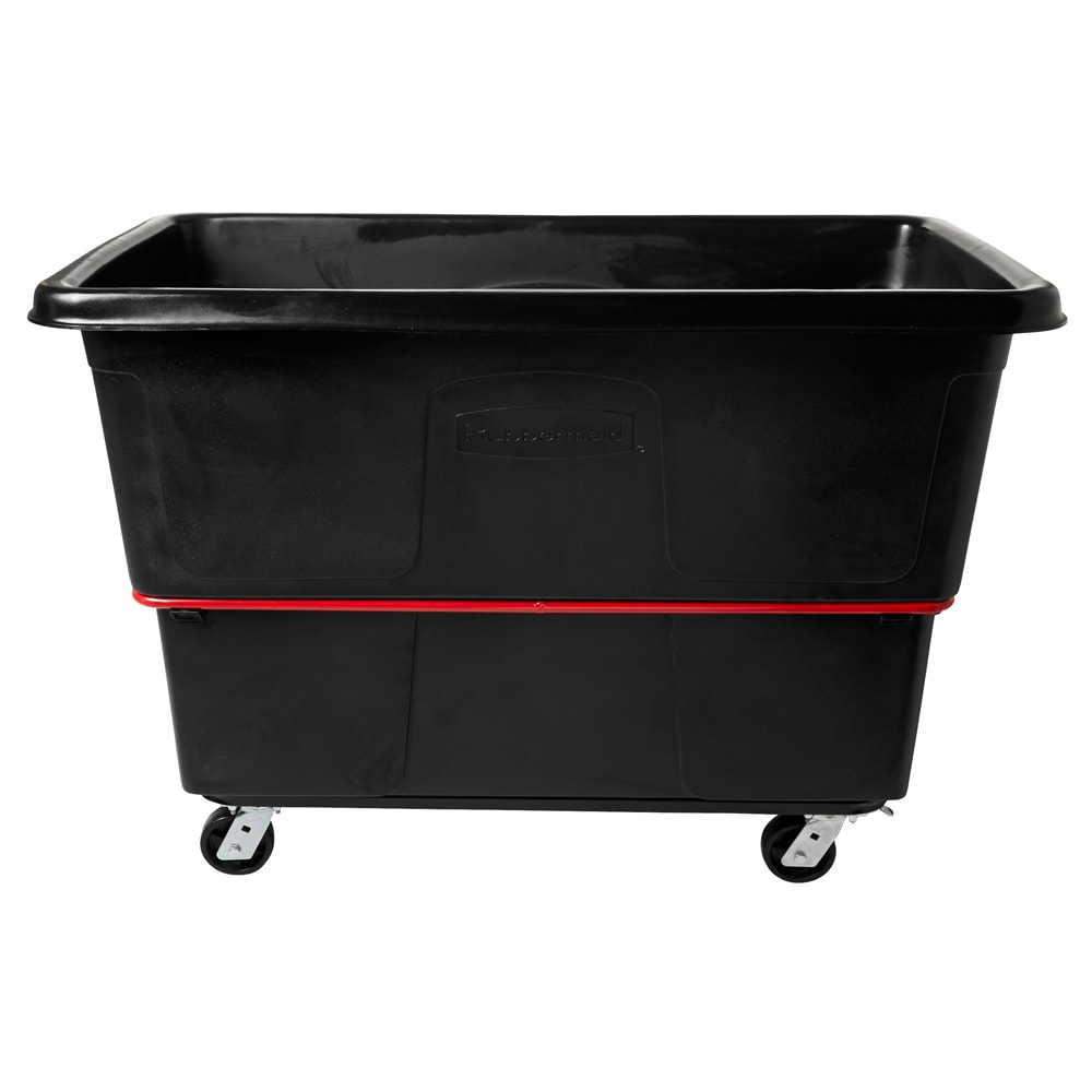 Rubbermaid FG472700BLA 1 cu yd Trash Cart w/ 1200 lb Capacity, Black