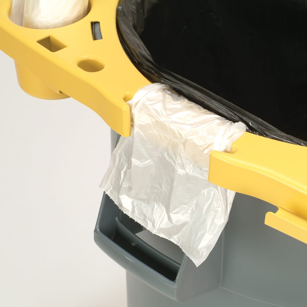 Rubbermaid FG9W8700YEL BRUTE Rim Caddy - 44 gal Containers, Yellow