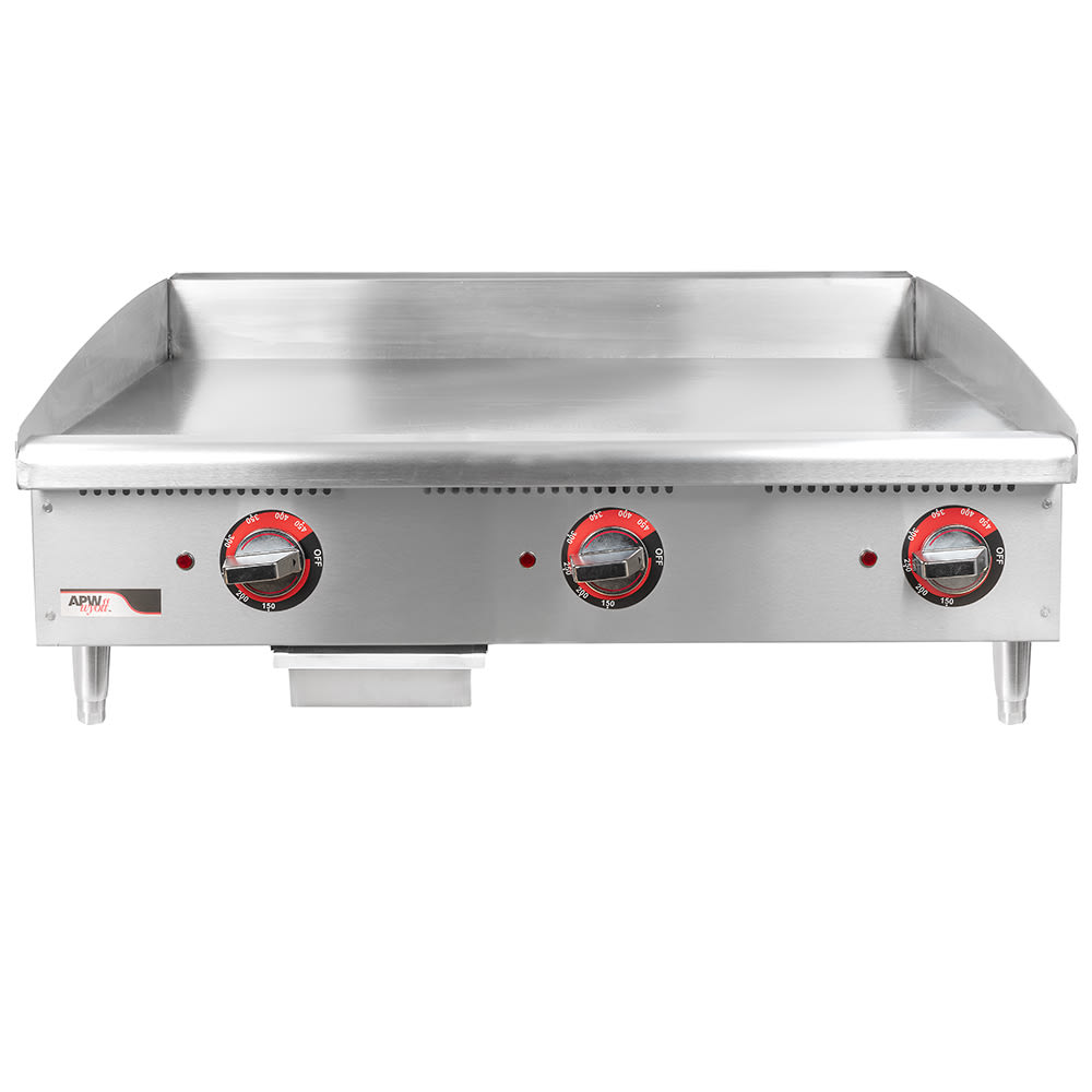 APW EG-36S 36" Electric Griddle w/ Thermostatic Controls - 3/4" Steel ...