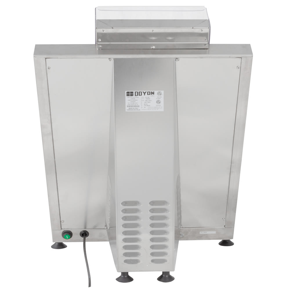 Doyon DL18P Dough Sheeter w/ 2 Rollers, Stainless Infeed Chute, 120v