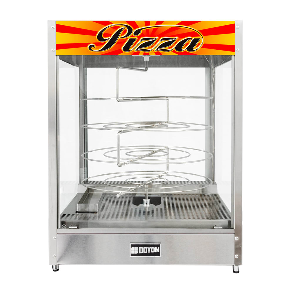Doyon DRPR4 22 3/8" Rotating Heated Pizza Merchandiser w/ 4 Levels, 120v