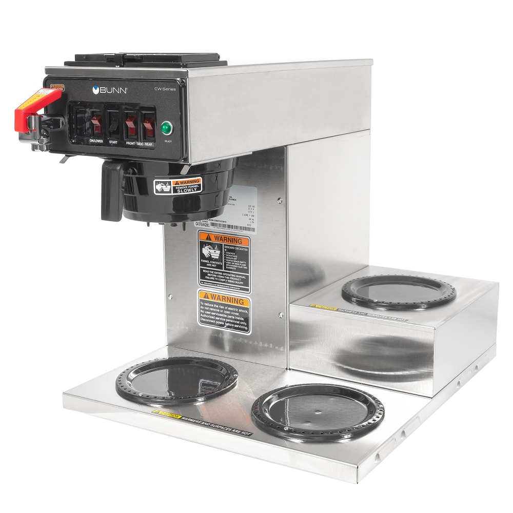Bunn CWTF15-3 Medium Volume Decanter Coffee Maker - Automatic, 3 9/10 ...
