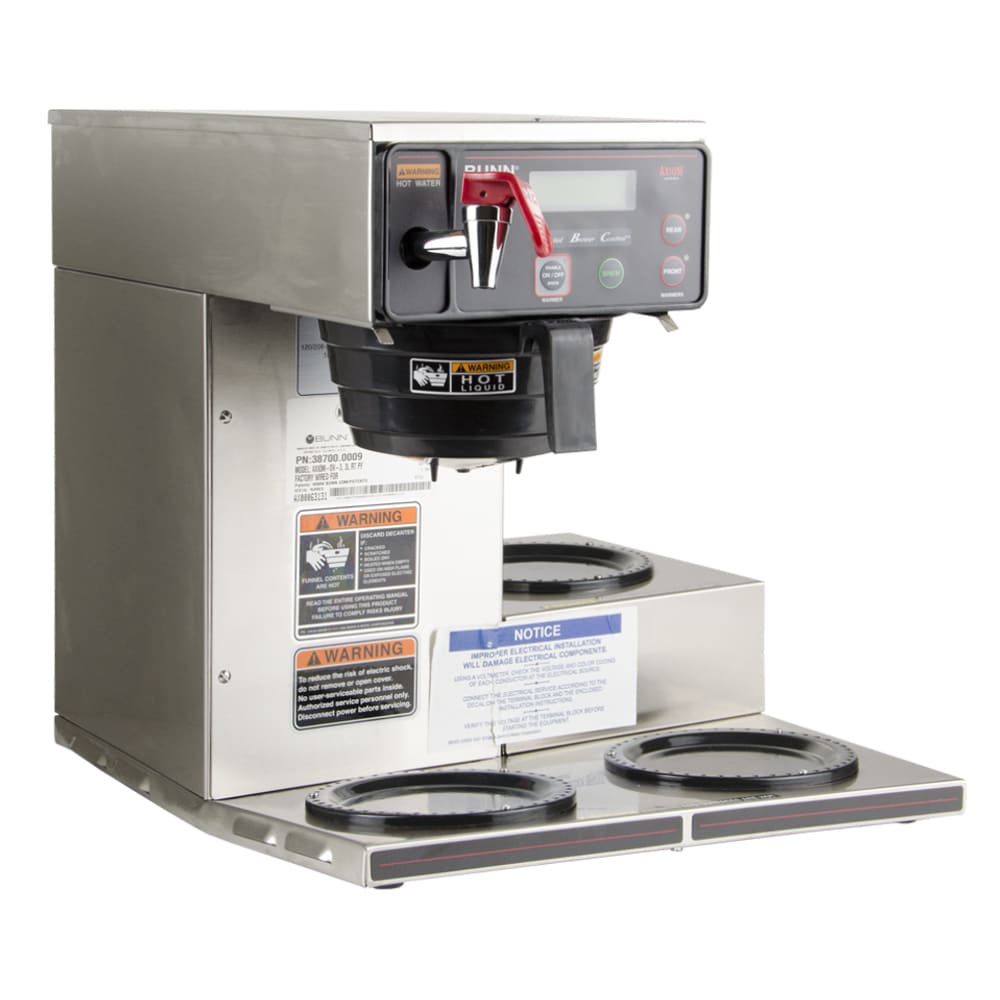 Bunn AXIOM-DV-3 AXIOM® Medium Volume Decanter Coffee Maker - Automatic ...