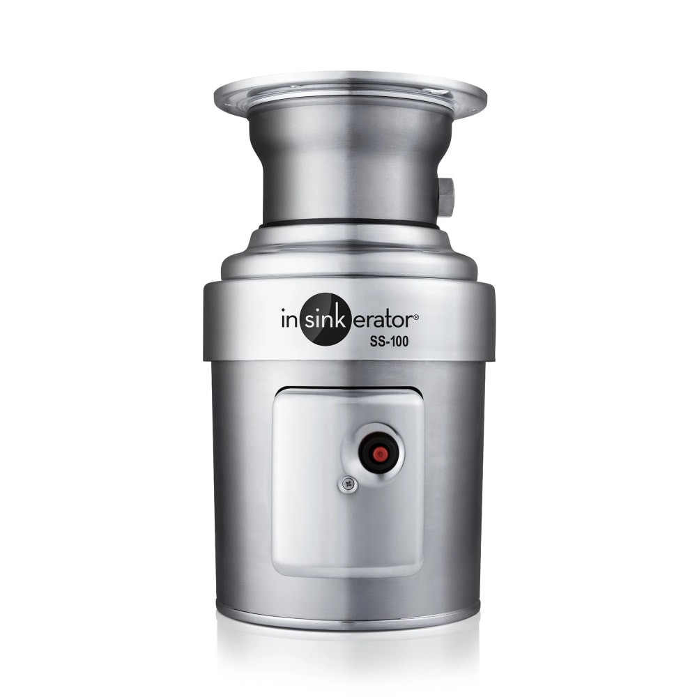 InSinkErator SS-100 Disposer, Basic Unit Only, 1 HP, Stainless, 115v