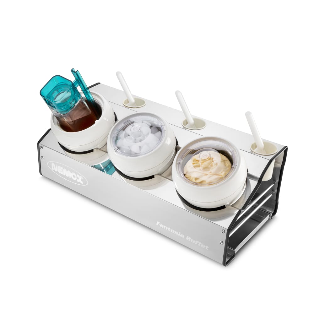 Eurodib FANTASIABUFFET 26 3/58" Cold Food Bar - (3) Pan Capacity, Table ...