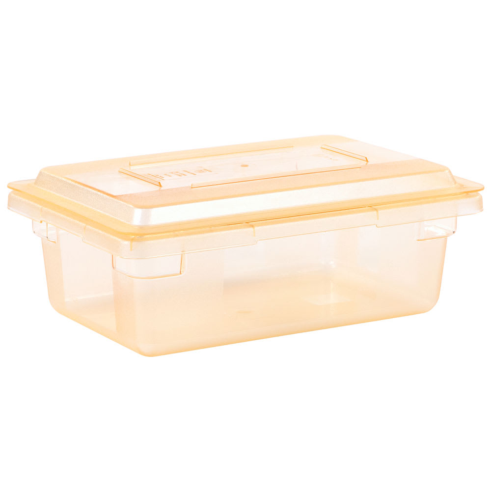 Carlisle 10611C22 3 1/2 gal Food Storage Box - 18x12x6" Yellow