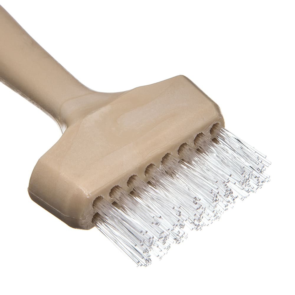 Carlisle 4011400 7" Waffle/Griddle Brush - Teflon/Plastic