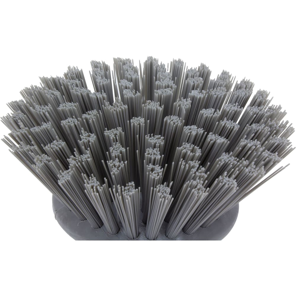 Carlisle 42395EC23 2 3/4" Round Scrub Brush - Polyester Bristles, Gray