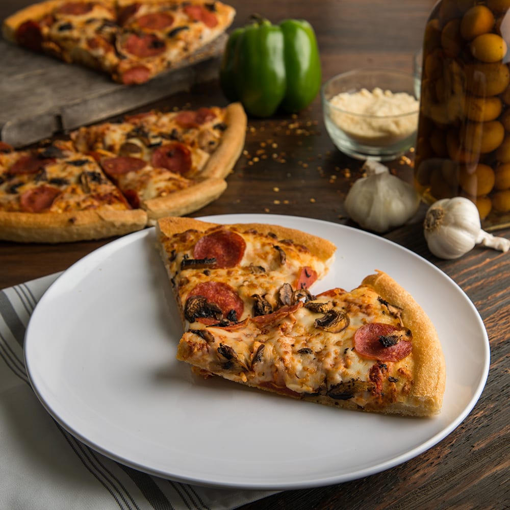 Carlisle 4380002 12" Melamine Pizza Plate, White