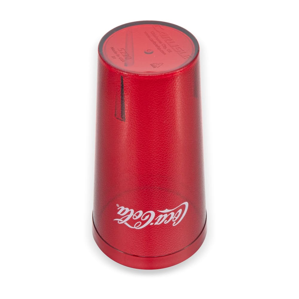 Carlisle 52203550 20 oz Ruby Textured Coca Cola® Tumbler