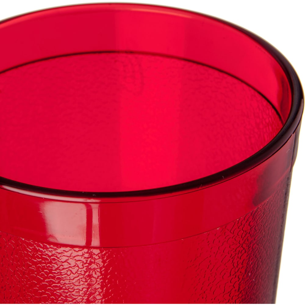 Carlisle 52203550 20 oz Ruby Textured Coca Cola® Tumbler