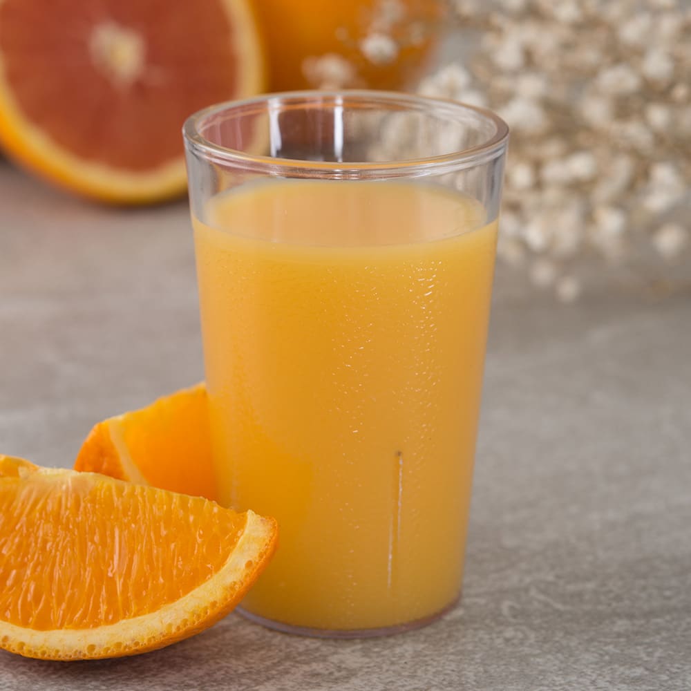 Carlisle 550107 5 oz Clear Textured Plastic Tumbler