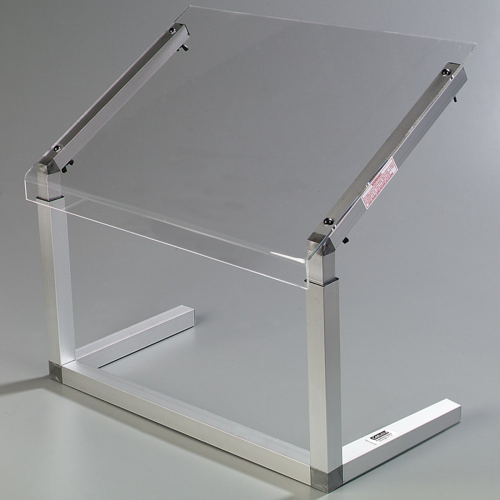 Carlisle 922407 24" Portable Sneeze Guard - Free-Standing, Acrylic ...