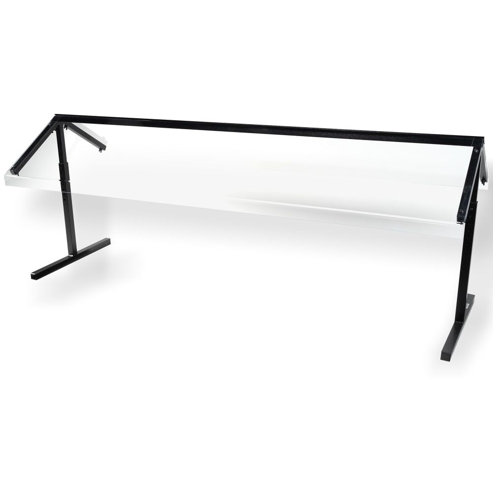 Carlisle 972203 73 5/8" Portable Sneeze Guard - Adjustable DoubleSided ...